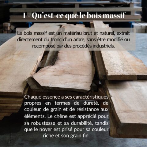 C'est quoi le Bois Massif ? Avantages & Utilisation - Hegenbart